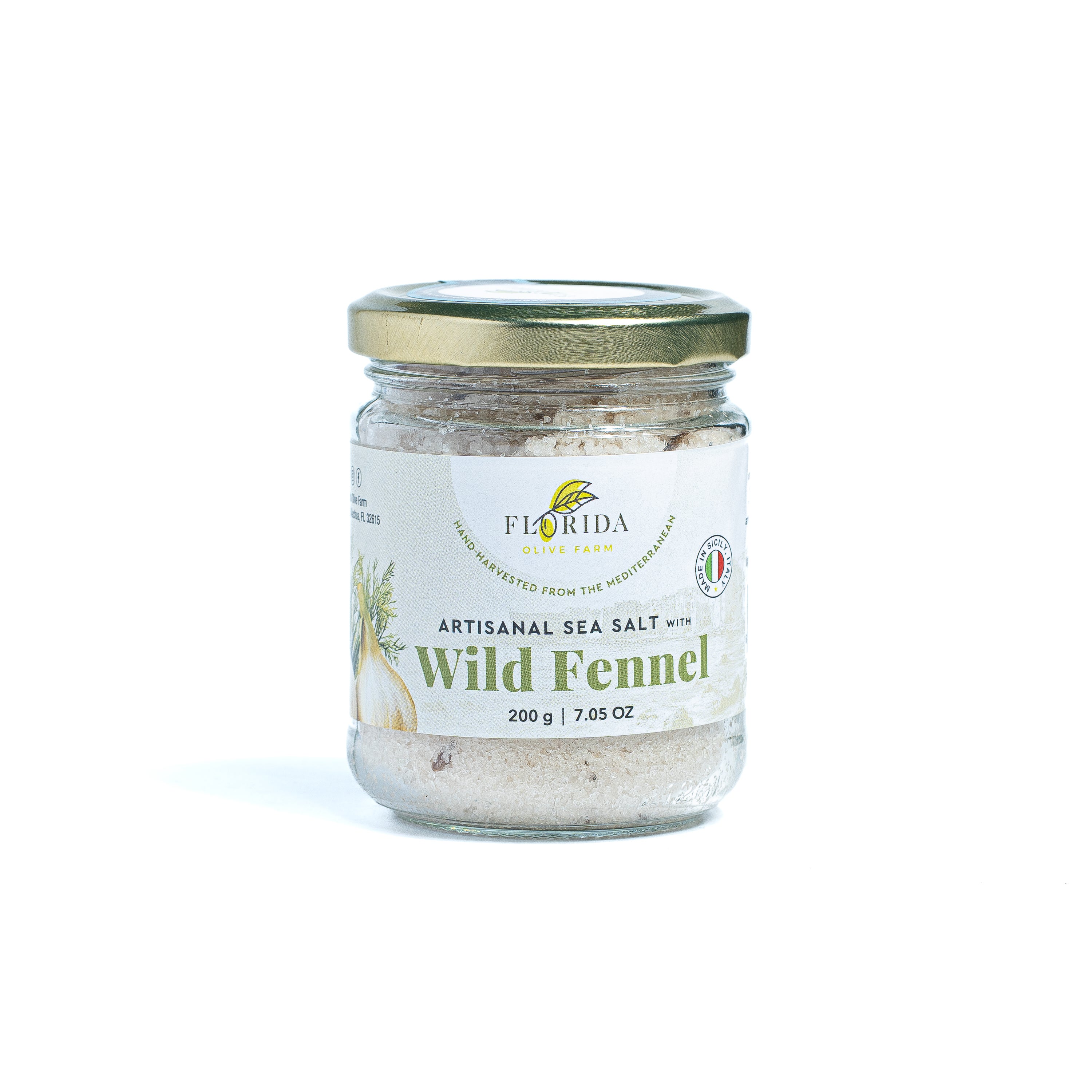 Wild Fennel - Artisanal sea salt | Florida Olive Farm