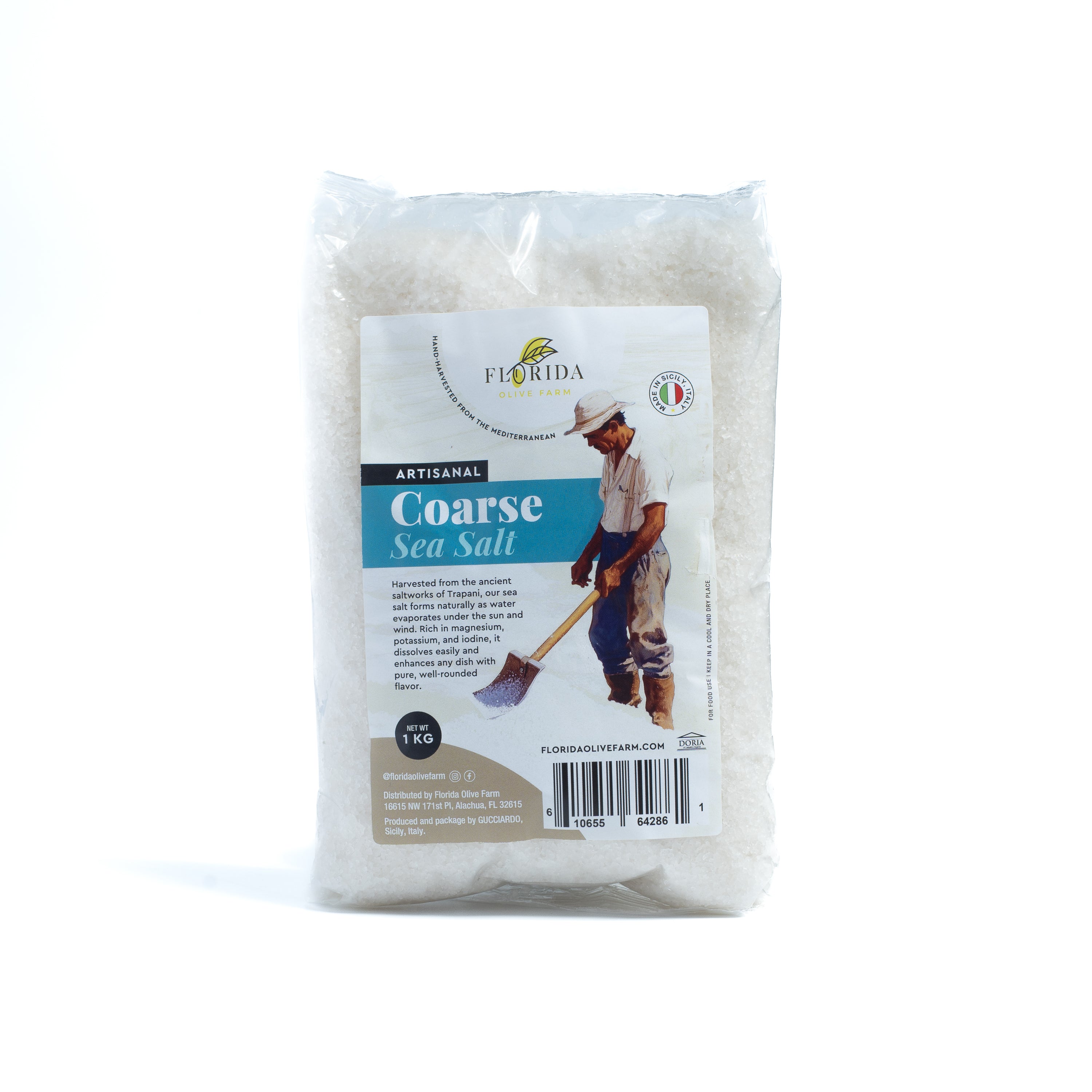Coarse Sea Salt - 1kg | Florida Olive Farm