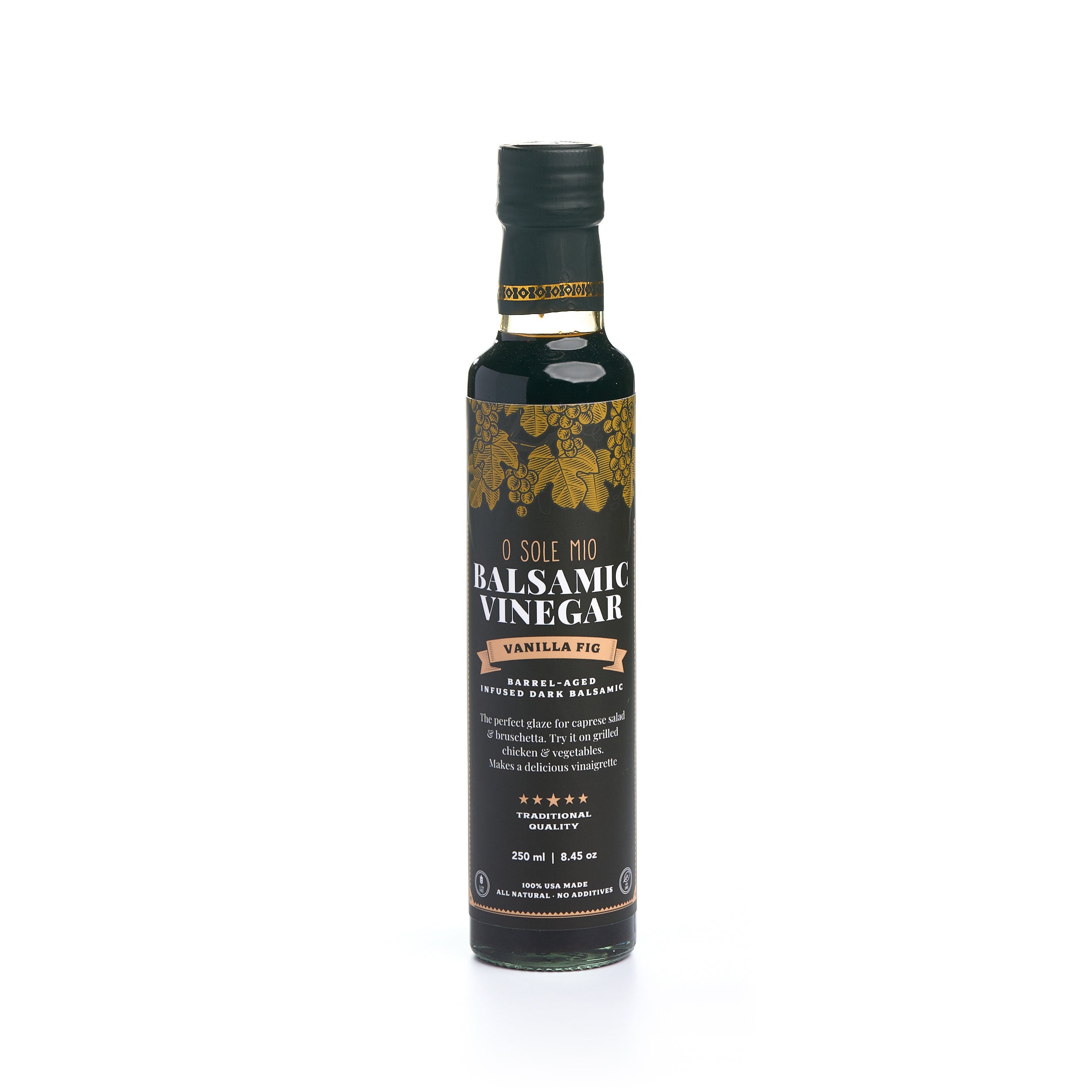 Vanilla Fig Dark Balsamic Vinegar (250ml) | Florida Olive Farm